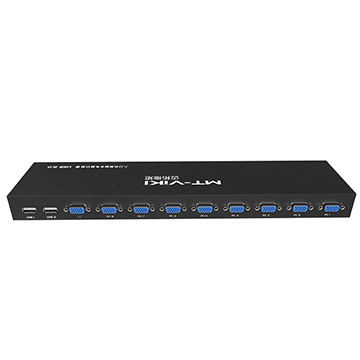 China 8-port manual USB KVM switches with cables on Global Sources,KVM ...