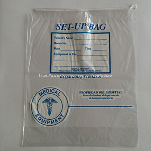 Buy Wholesale China High Quality Drawstring Ldpe Patient Set Up Bags ...