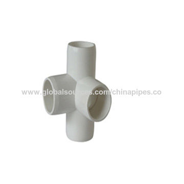 PVC Pipe Fittings, 4-way Connector, ASTM Standard, 4 way connector ...