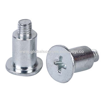 2016 flat head Phillips step screw with blue zinc plating, import, 2016 ...