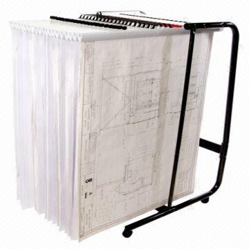Plan Hanging Stand, Drawing Trolley, Blueprint hanging rack. Ideal to ...