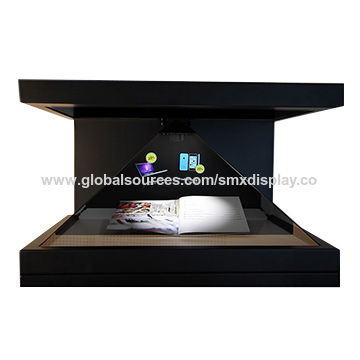 3 Sides 22 Inch 3d Hologram Box , Holographic Display Showcase - Buy ...