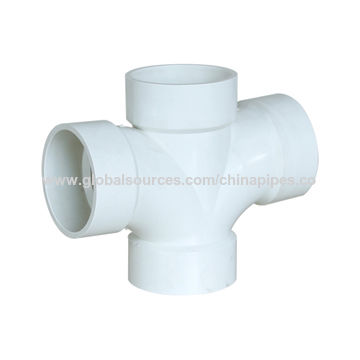 Buy Wholesale China Cross Tee Pvc Fittings, Dwv For Drainage Water ...