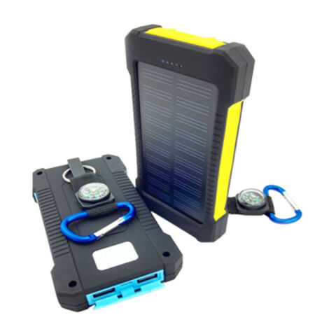 Waterproof Solar Power Bank With Compass, Capacity Of 8,000mah - Hong ...