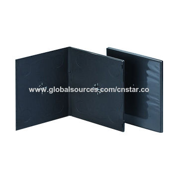 Buy Wholesale China Black Square 10mm Single/double Dvd Cases ...