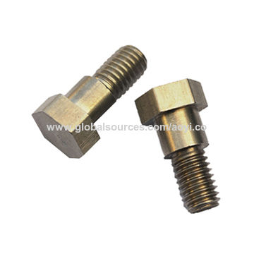 ChinaHexagon head full thread step head screws with color zinc plated ...