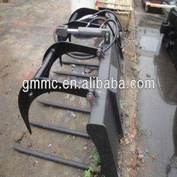 Buy Wholesale China Skid Steer Loader Attachment Grapple Fork & Skid ...