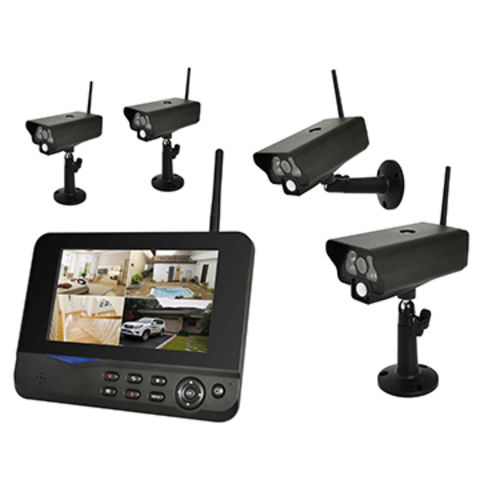 Buy Wholesale China 4ch Digital Wireless Camera & Dvr System With 7 ...