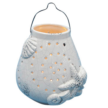Ceramic Solar Lantern, Good for Outdoor Use, Ceramic Lantern sea life ...