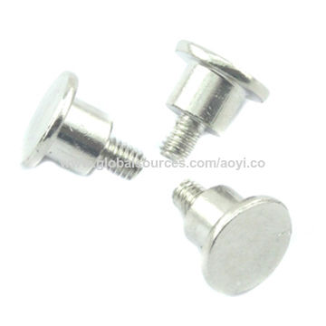 Flat head step screw with nickel plating, top quality, flat head step ...