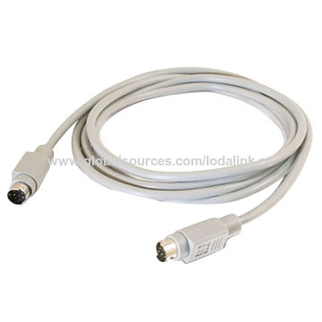 China 3ft/6ft/10ft Mini Din 8-pin Male to Male RS232 Cable, UL Approved ...