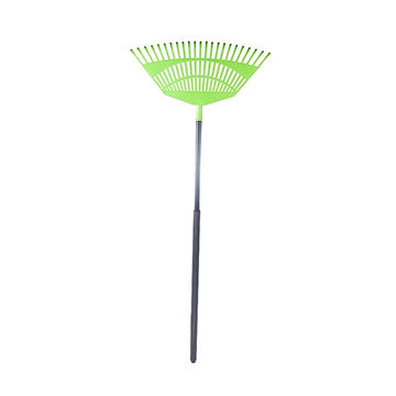 Long handled lawn rake, Springback Rake Wide rake Adjustable Garden ...
