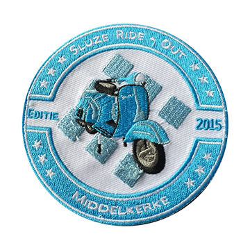Buy Wholesale China Sluze Ride Embroidered Patches & Sluze Ride ...
