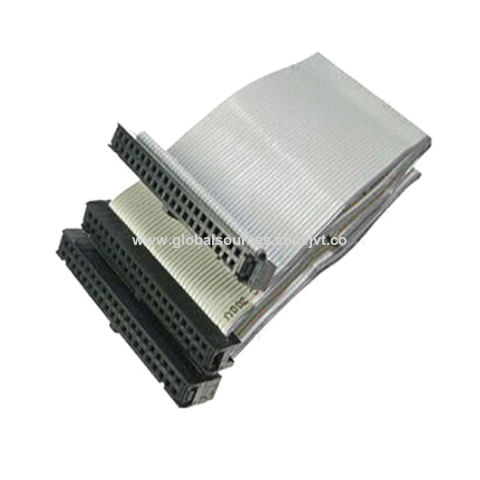 2.54mm IDC socket without strain relief 10pin, black,wire size UL2651 ...