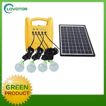 10W solar lighting kit solar panel system with led bulb | Global Sources