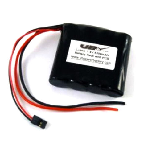 Li-ion 18650 7.4v 5200 Mah Rechargeable Battery Pcb Module With 20awg ...