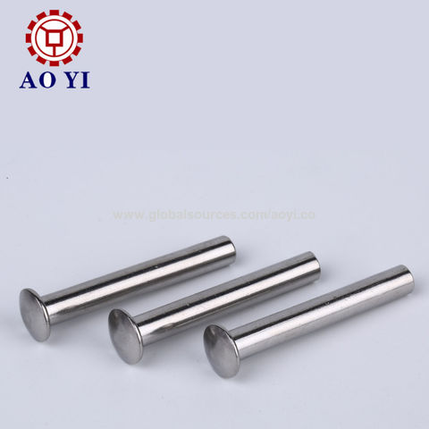 Buy Wholesale China Stainless Steel Clevis Pin Round Head Zinc Plated ...