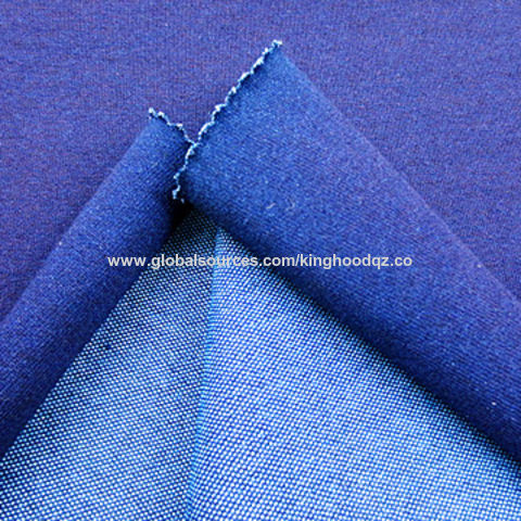 Bulk Buy China Wholesale Spandex Cotton Polyester Knitted Denim Fabric ...