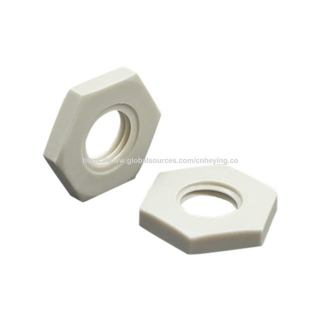 H6hn Plastic Hex Nut Flat Nylon Hexagon Nut Fixing Metric M6 Screw Bolt ...