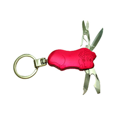 Chinese Horoscope Shaped Multiple Functions Pocket Knife Keychain With ...