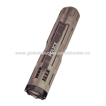 Police Use High Power Stun Baton With Flashlight - Wholesale China Stun ...