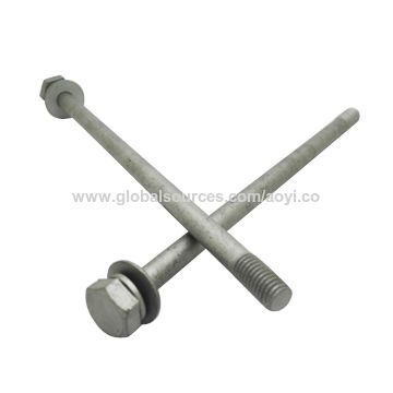 China Hexagon threaded rod with dacromet finished on Global Sources