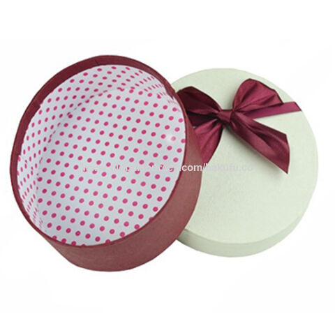 Buy Wholesale China Round Paper Boxes For Gift & Round Boxes at USD 0. ...