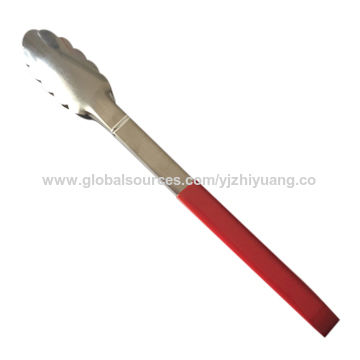Buy Wholesale China Silicone Handle Stainless Food Tong, Various Colors ...