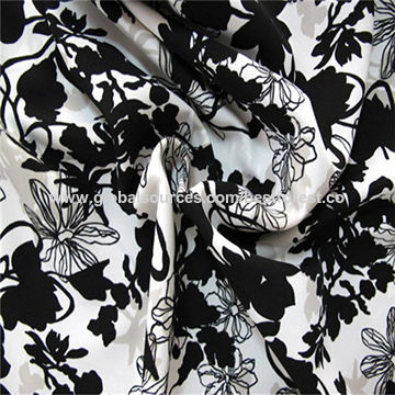 Printed 100% polyester koshibo fabric for garment, printed koshibo ...