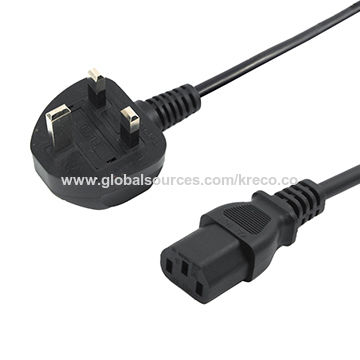 Buy Wholesale China Power Cord With Fuse Bs Certificated, For Uk, Hk ...
