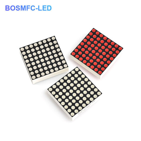 Buy Wholesale China 3mm 8*8 Dot-matrix Display, Various Colors & Dot ...