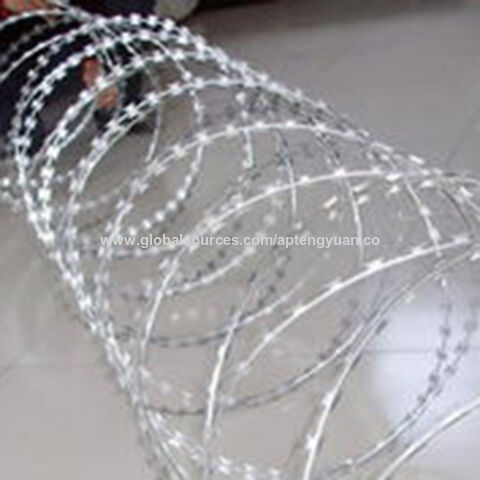 Buy Wholesale China Razor Wire Coils, Helical Or Concertina Available ...