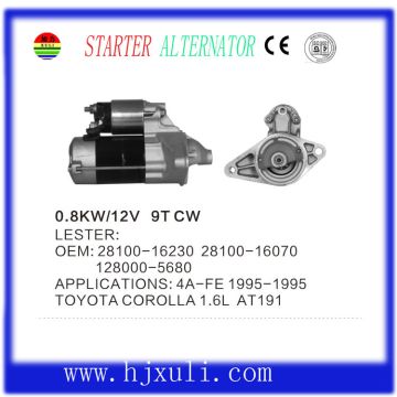 Buy Wholesale China 28100-16070 Toyota Corolla Denso Auto Starter Motor ...