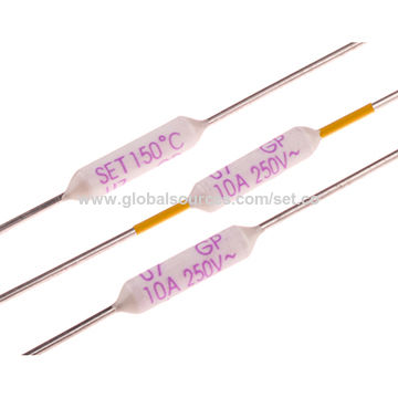 Thermal Cutoff with 10A, 250V AC/60V DC, 76C to 221C, Imax from 6kA to ...