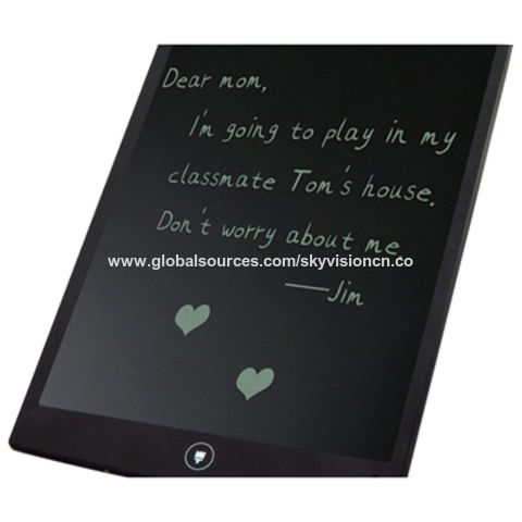 Note Slate, 12", note slate digital LCD handwriting pad LCD handwriting ...