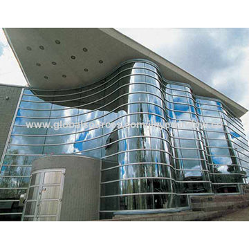 China High performance frameless glass curtain wall on Global Sources