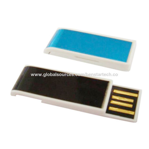 China Classic mini retractable USB flash drive, 512MB to 32GB, customized logos and packing are ...