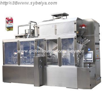 Ultra-Clean Beverage Gable-Top Filling Machinery (BWL-2500), UHT milk ...
