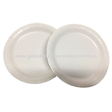 China Disposable custom design deep paper plate on Global Sources