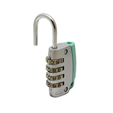 Mini-sized Travel Lock With 4 Digit Re-settable Password. Aluminum ...