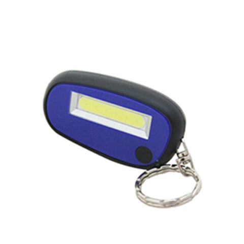 Flashlight Keychain With Cob Bulb & Abs Plastic Housing. Included 2 X ...