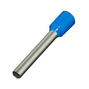 Crimp tube insulated terminal, tube shape, insulated, PVC, copper, tin ...