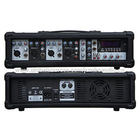 China Amplifier 2400w Powered 4 Channel Powered Audio Mixer/USB/EQ ...