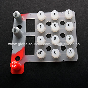 Buy Wholesale China Keypad, Silicone Material, Customized Design, Size ...