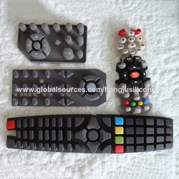 Buy Wholesale China Remote Control Silicone Keypad, Customized Design ...