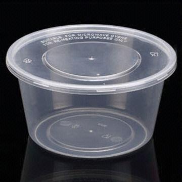 Circle disposable food containers, made of PP | Global Sources