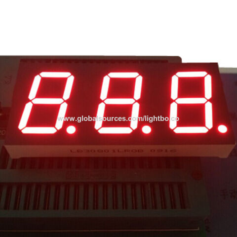 Buy Wholesale China Super Red 0.8-inch 3-digit 7-segment Led Display ...