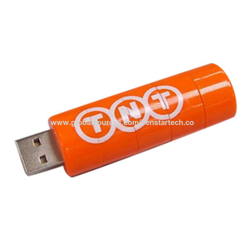 China Cylinder cube USB flash drive, 512MB to 32GB,customized logos and ...