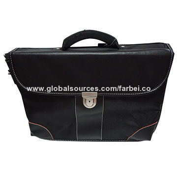 Buy Wholesale China 1680d Nylon Briefcase With Leather & Nylon ...