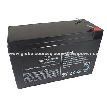 Buy Wholesale China 12v/7ah Vrla Battery & 12v/7ah Vrla Battery at USD ...
